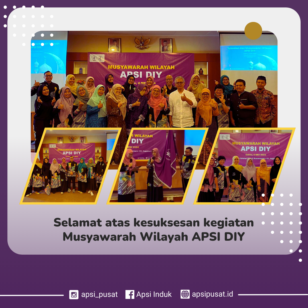 Syawalan dan Musyawarah APSI Wilayah DIY 2024 – APSI